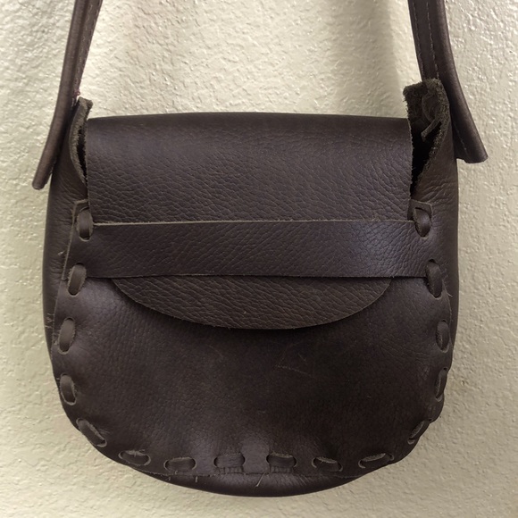 Handmade | Bags | Handmade Small Brown Leather Bag | Poshmark